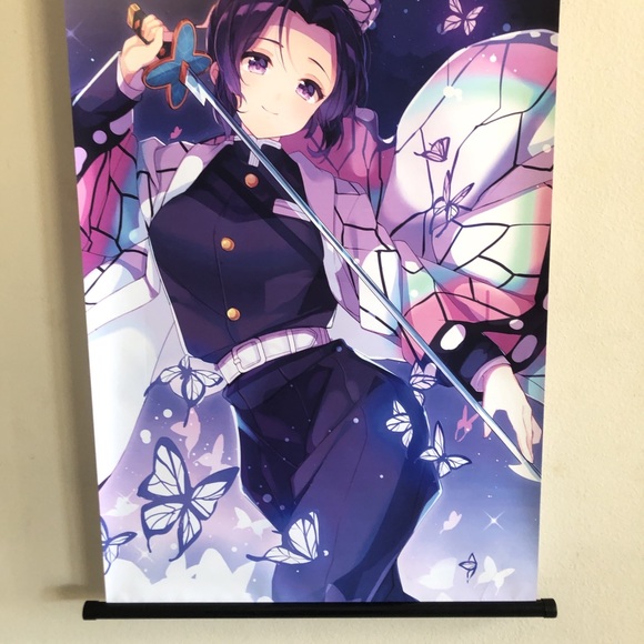 Hot Topic | Other | Demon Slayer Kocho Shinobu Wall Scroll | Poshmark
